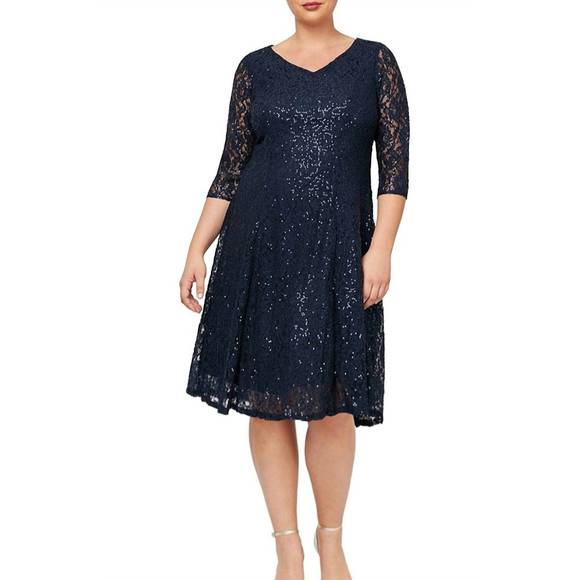 Ignite Evenings | Dresses | New Ignite Evenings Sleeved Sweetheart Neck ...